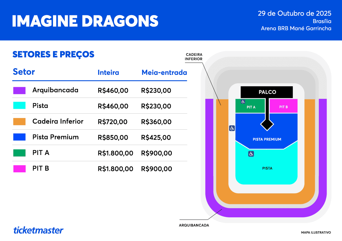 Imagine Dragons traz turnê “Loom World Tour” a Brasília pela primeira ...
